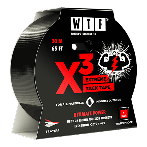 WTF - X³ Extreme Tack Tape - World's Toughest Fix